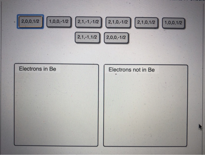 Solved Part B Identify the sets of quantum numbers that | Chegg.com