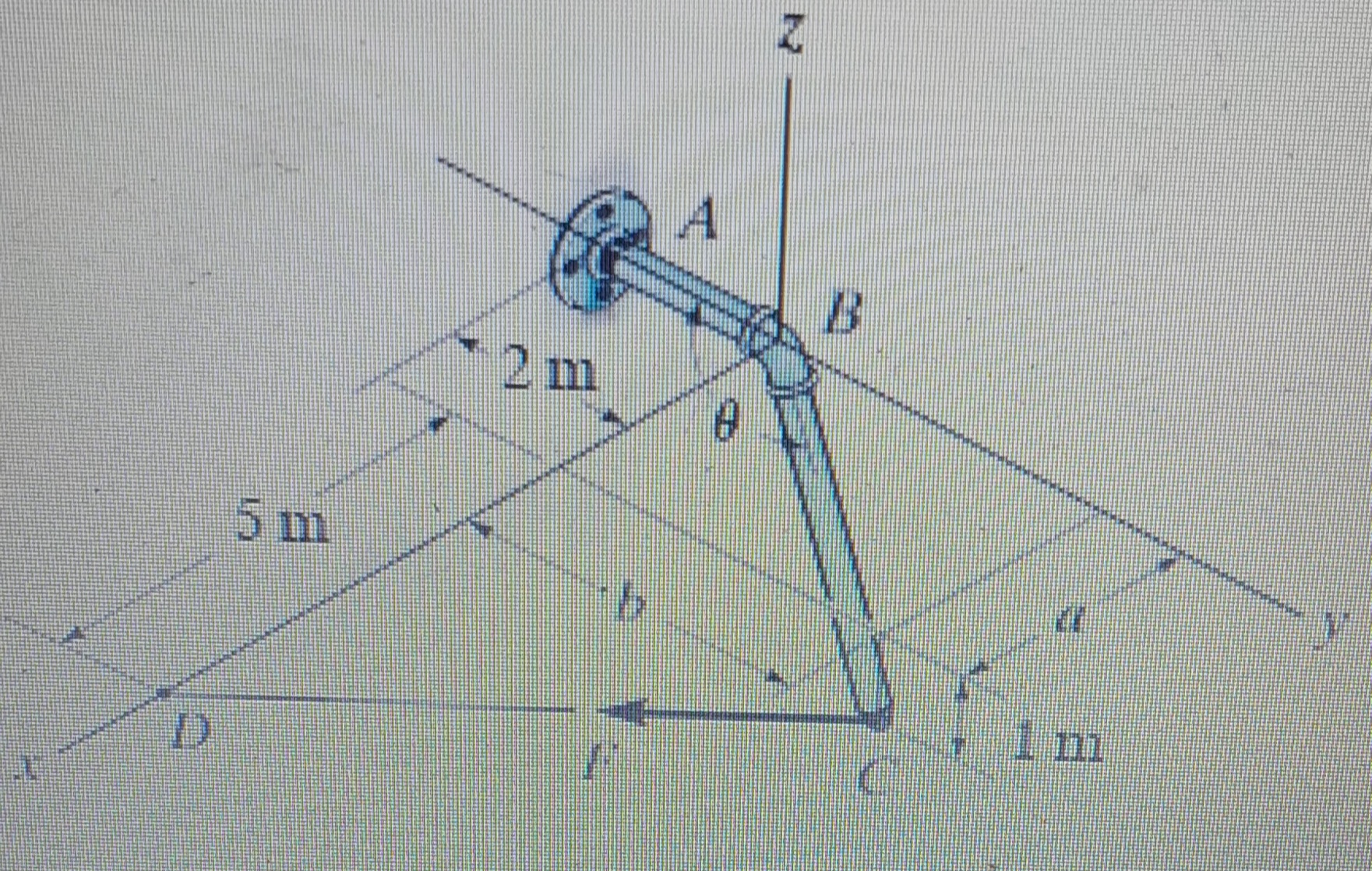 Solved determine the magnitude of ﻿the projected component | Chegg.com