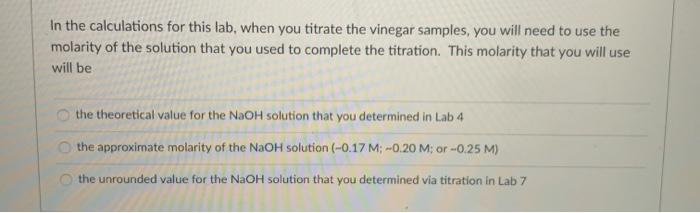 Solved Julie and Tim each standardized their NaOH solutions | Chegg.com