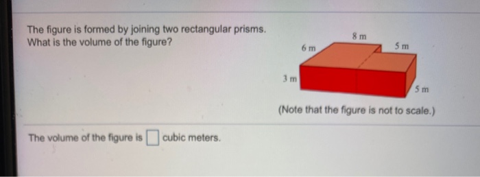 Solved The figure is formed by joining two rectangular | Chegg.com