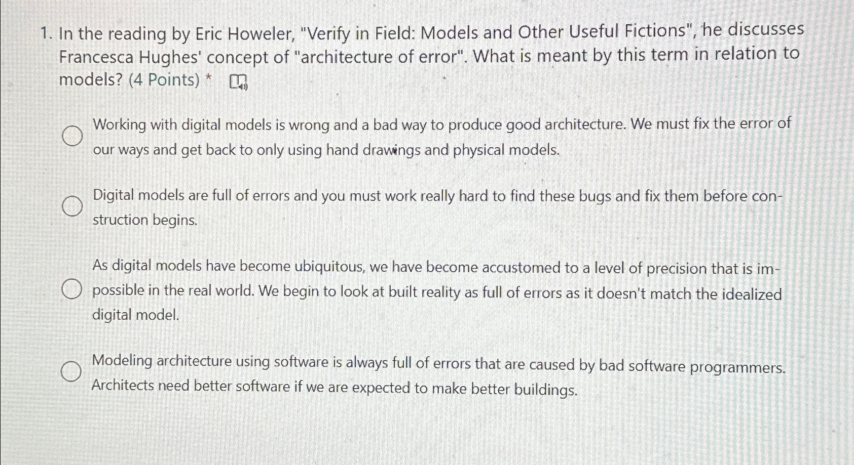 Solved In the reading by Eric Howeler, "Verify in Field: | Chegg.com