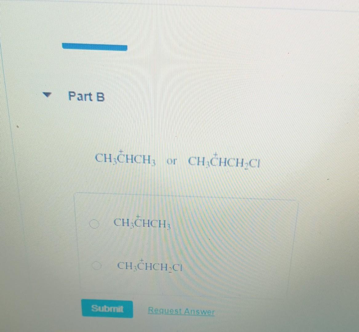 Solved CH3+CHCH2CH3CH3C+HCH3 or CH3C+HCH CH3C+HCH3 | Chegg.com