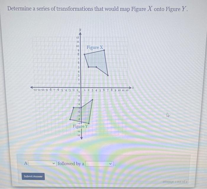 Solved Determine a series of transformations that would map | Chegg.com
