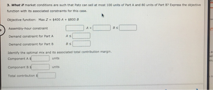 Solved Chapter 20 Constrained Optimization: One Internal | Chegg.com