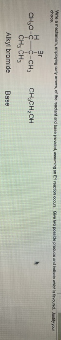 Solved Write a mechanism, employing curly arrows, of the | Chegg.com