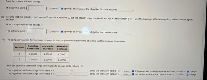 Solved Consider the following linear program. Max 3A + 2B | Chegg.com