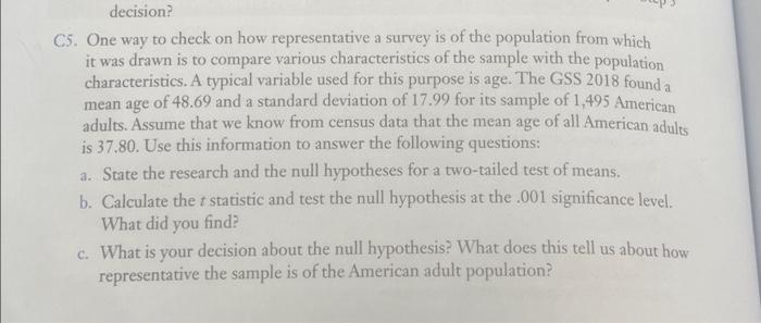 Solved C3. For each of the following situations, determine | Chegg.com