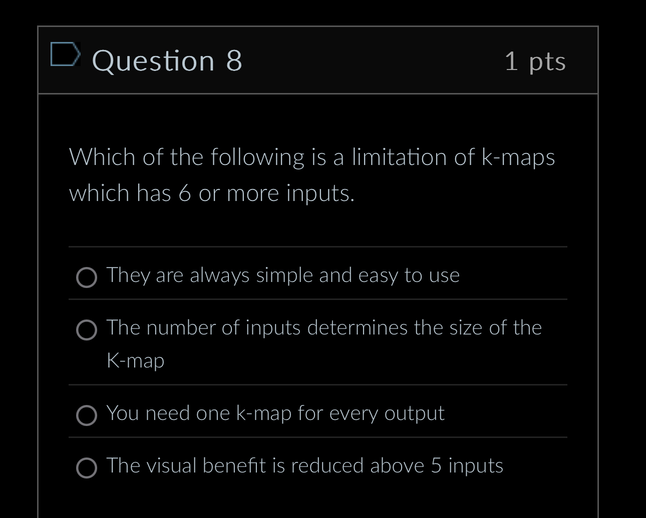 Solved Question 81 ﻿ptsWhich of the following is a | Chegg.com