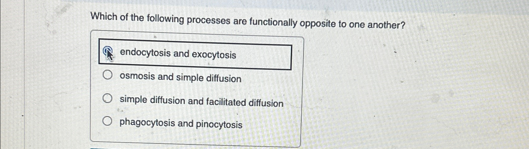Solved Which of the following processes are functionally | Chegg.com