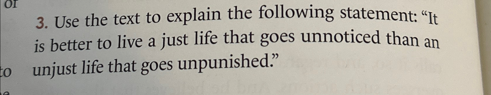 Solved Use the text to explain the following statement: "It | Chegg.com