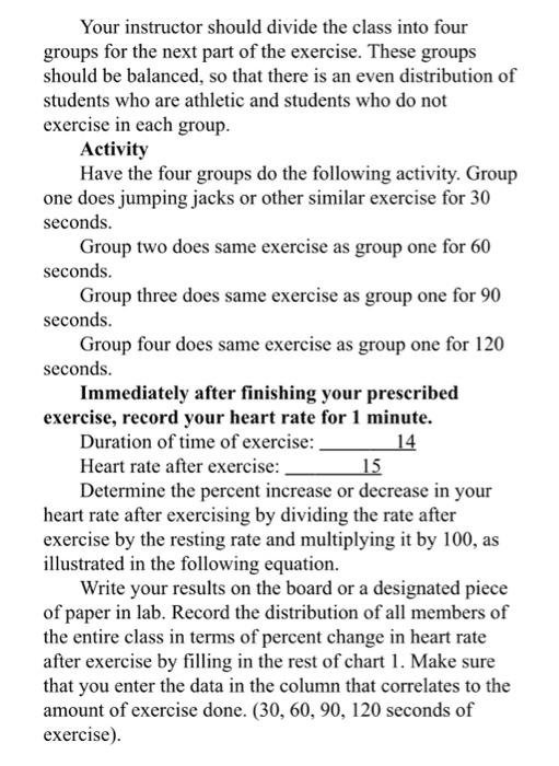 Solved subject resting heart 78number of second for the | Chegg.com