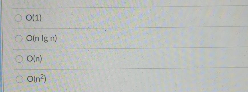 Solved (Algorithm Analysis) What is the big 0 notation time | Chegg.com