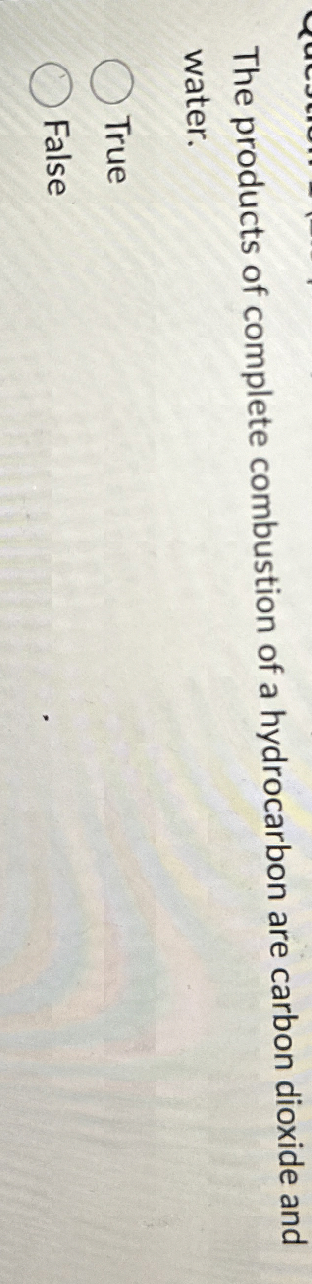 Solved The products of complete combustion of a hydrocarbon | Chegg.com