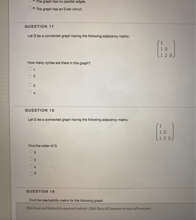 Solved Quesuon Completon Status: QUESTION 15 Choose the true | Chegg.com