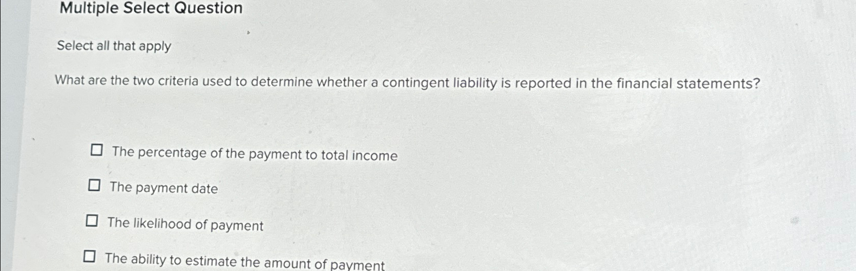 Solved Multiple Select Question Select all that apply What | Chegg.com