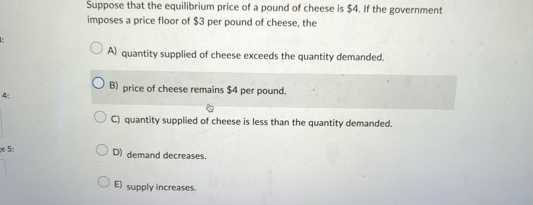 Solved Suppose that the equilibrium price of a pound of | Chegg.com