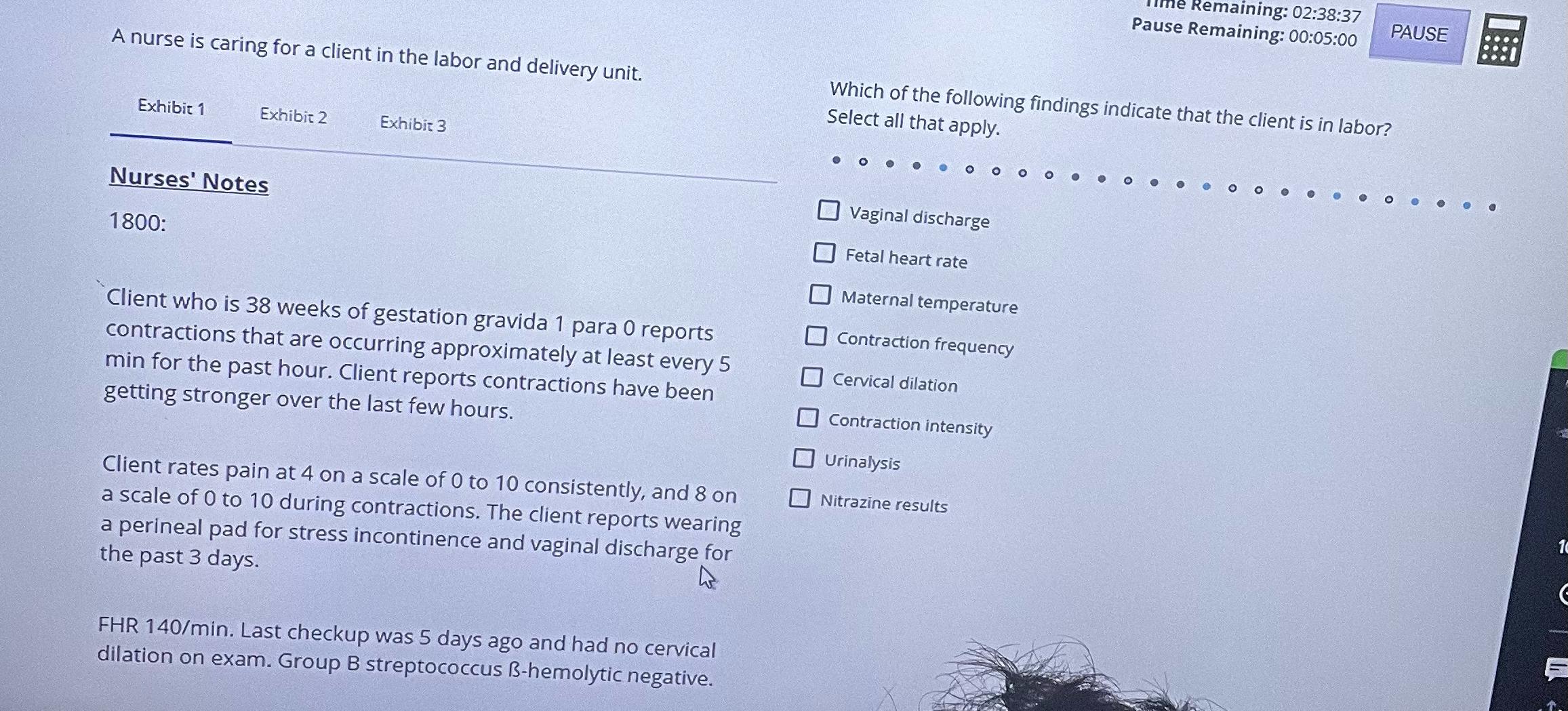 Solved Remaining: 02:38:37Pause Remaining: 00:05:00PAUSEA | Chegg.com