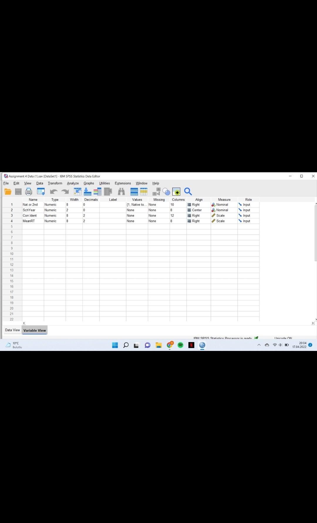 Dr. Bilish and colleagues ran an experiment using the | Chegg.com