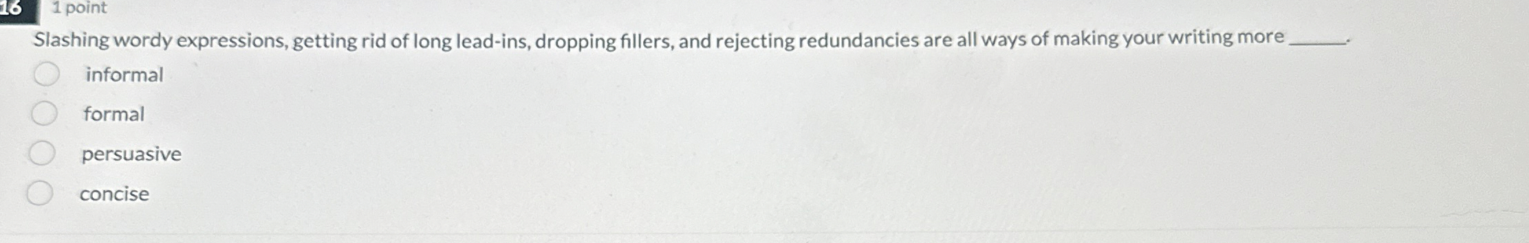 Solved Slashing wordy expressions, getting rid of long | Chegg.com