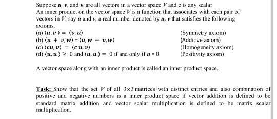 Solved Suppose u, v, and w are all vectors in a vector space | Chegg.com