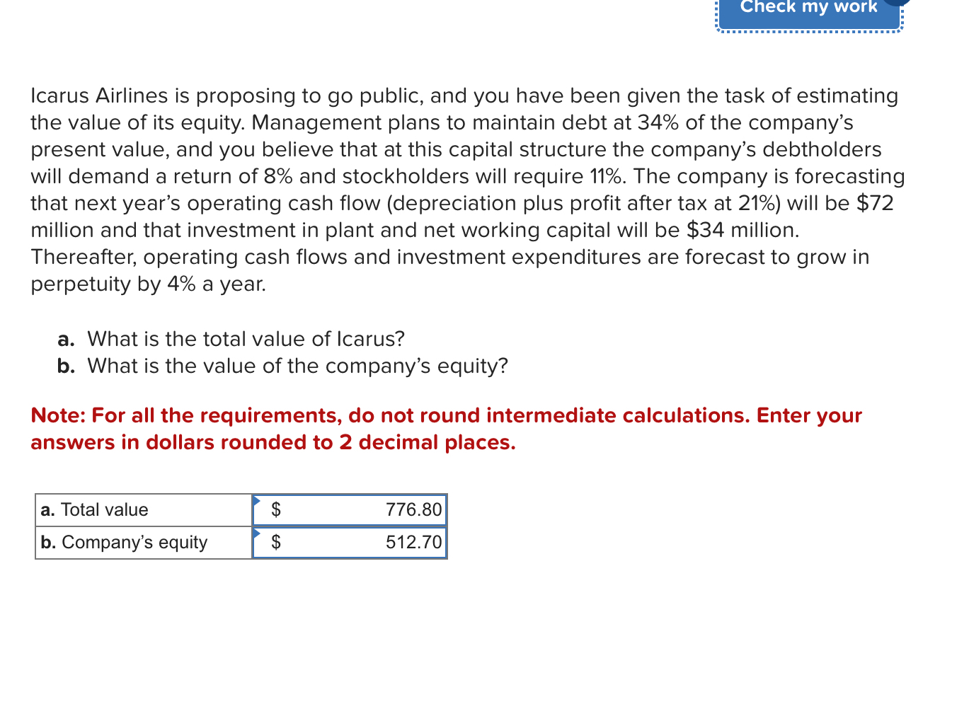 Solved Icarus Airlines is proposing to go public, and you | Chegg.com