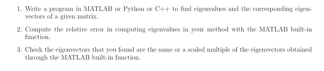 Solved Please Write Matlab Code For This I Would Like All 3