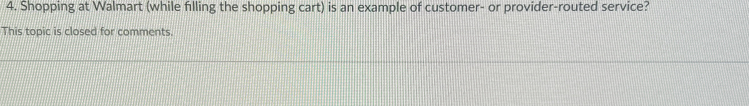 Solved Shopping at Walmart (while filling the shopping cart) | Chegg.com