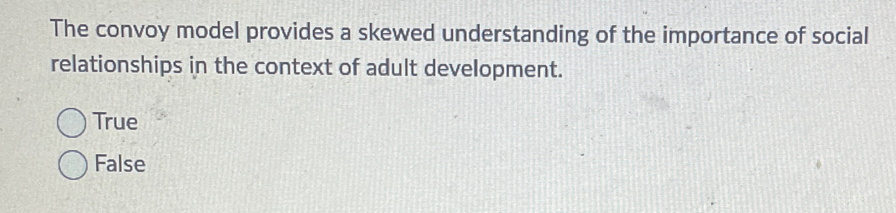 Solved The convoy model provides a skewed understanding of | Chegg.com