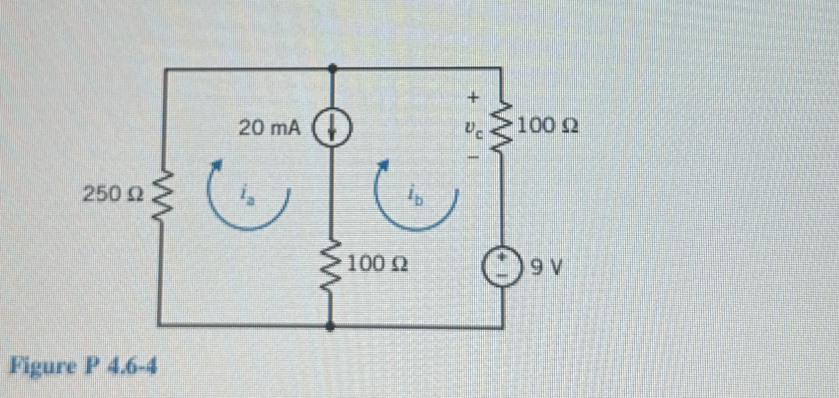 Solved P 4.6-4 ﻿Find vc ﻿for the circuit shown in Figure P | Chegg.com