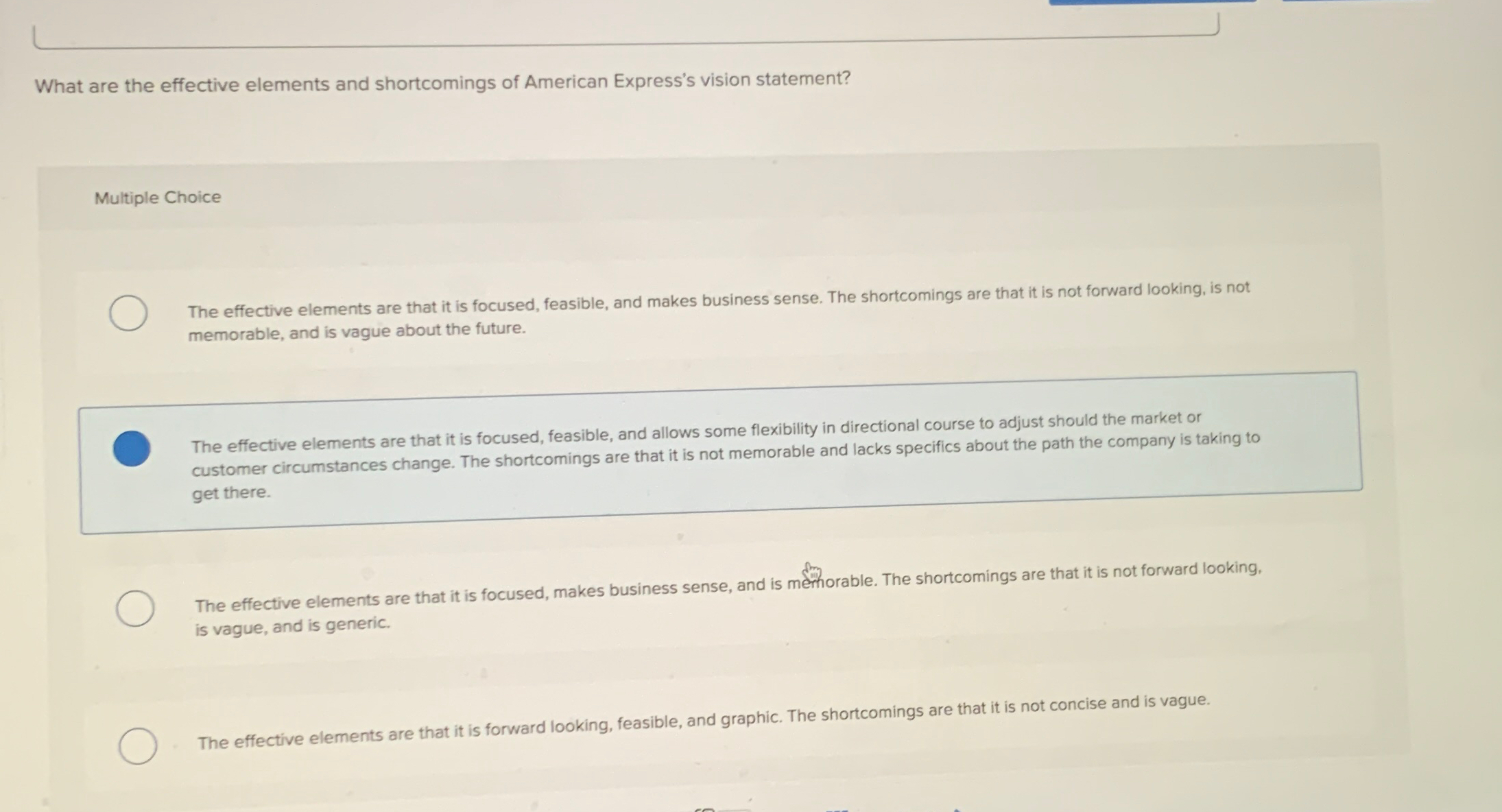 Solved What are the effective elements and shortcomings of | Chegg.com