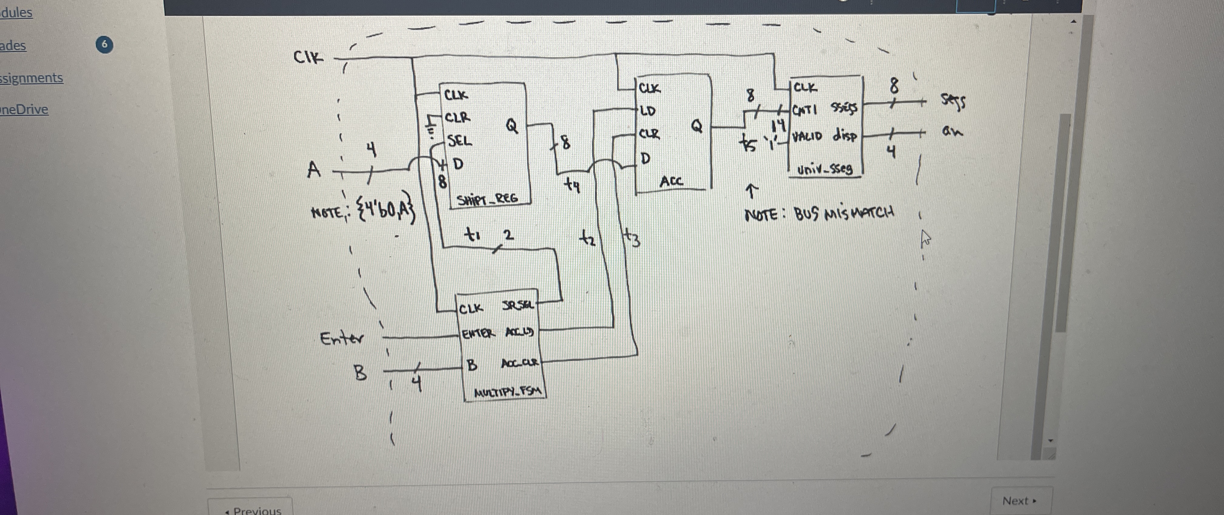 Solved Make a 4 ﻿bit multiplication FSM in system verilog | Chegg.com