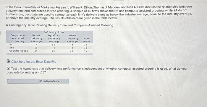 Solved In the book Essentials of Marketing Research, William | Chegg.com