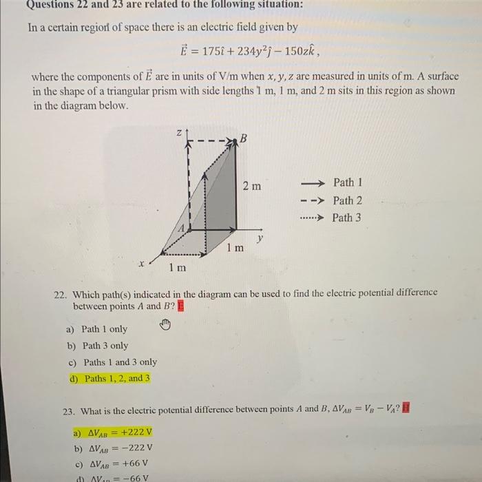 Solved Questions 22 and 23 are related to the following | Chegg.com
