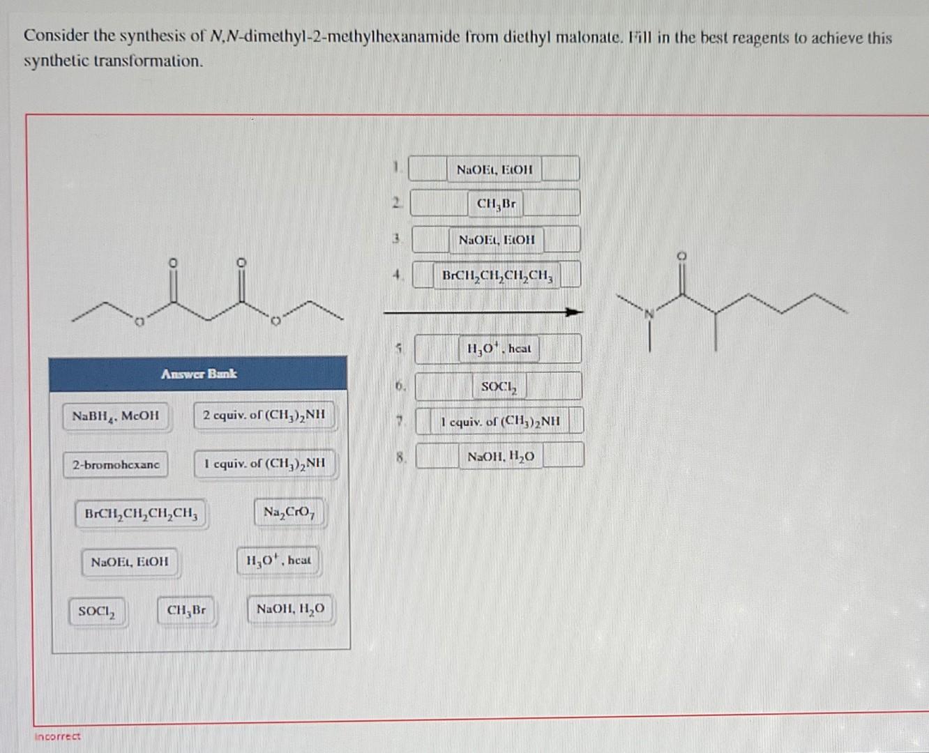 Solved Consider the synthesis of | Chegg.com