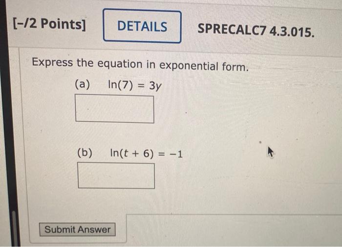 Solved [-12 Points] DETAILS SPRECALC7 4.3.015. Express the | Chegg.com