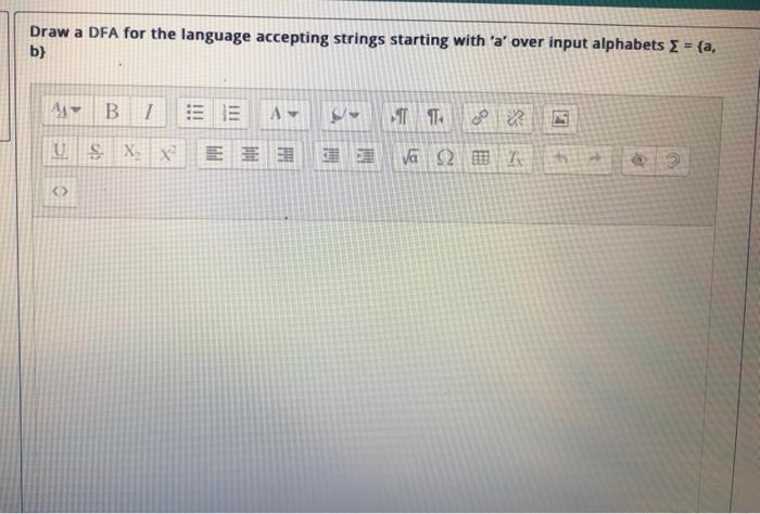 Solved Draw a DFA for the language accepting strings | Chegg.com