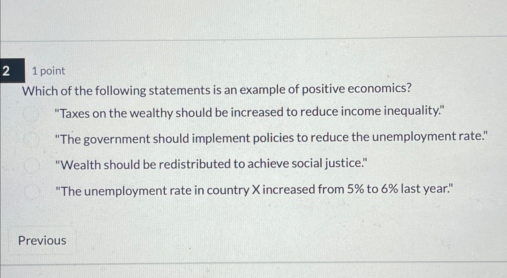 Solved 21 ﻿pointWhich of the following statements is an | Chegg.com