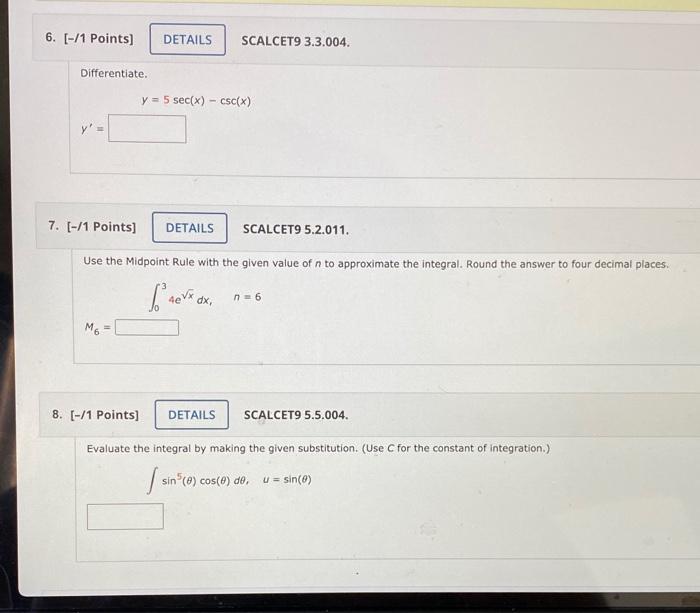 Solved 1. [-13 Points] DETAILS SCALCET9 5.5.005.EP. Consider | Chegg.com
