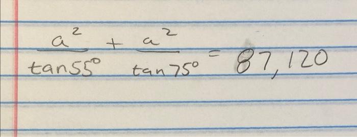 Solved 2 2 a a tanss tan75° 87, 120 | Chegg.com