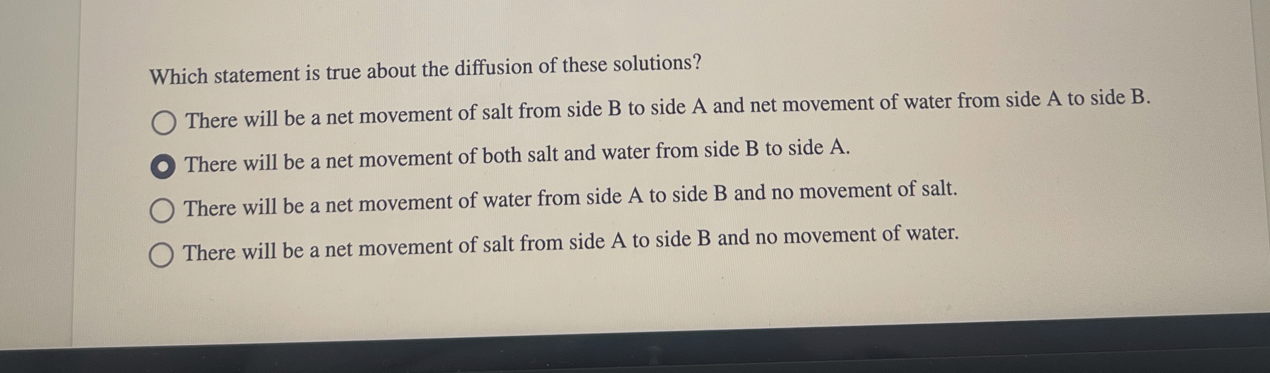 Solved Which statement is true about the diffusion of these | Chegg.com