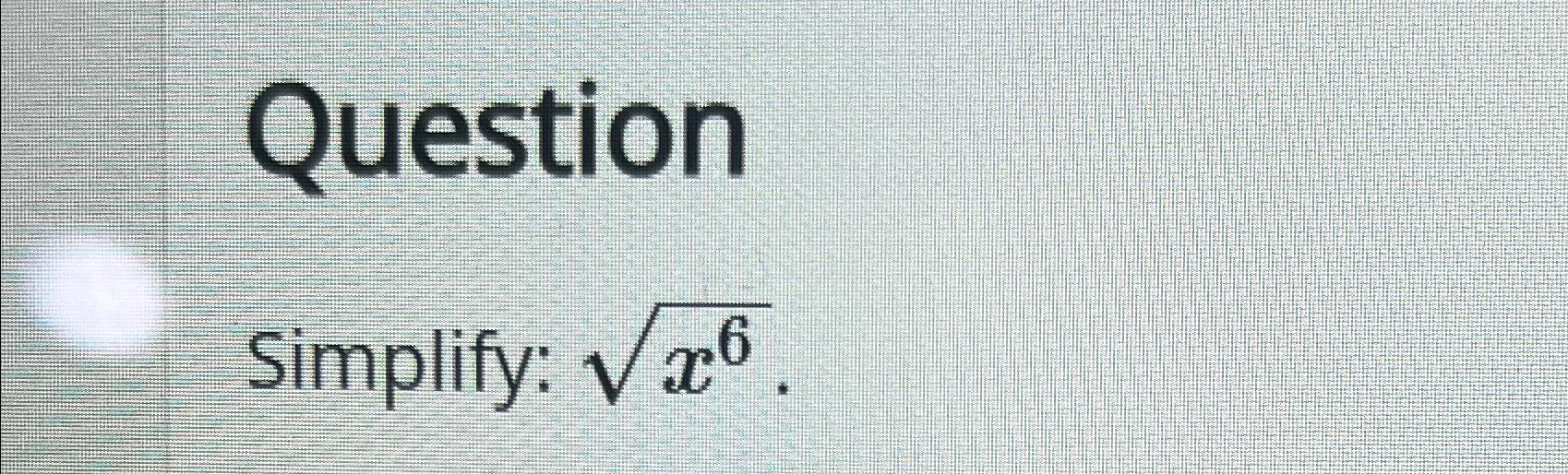 Solved Questionsimplify X62 8588
