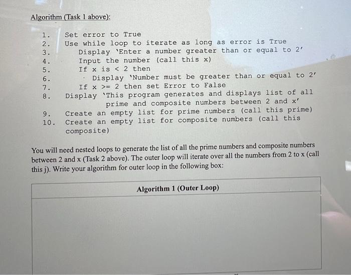 Solved Prime and Composite Numbers Problem Statement: A | Chegg.com