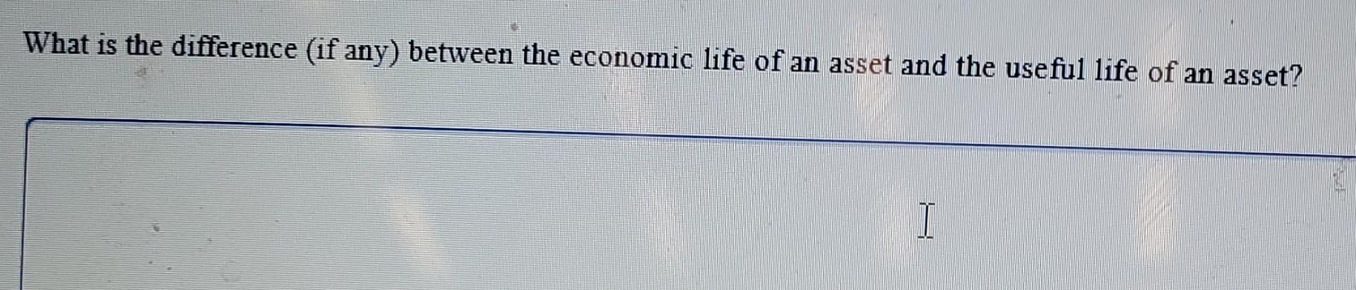 Solved What is the difference (if any) between the economic | Chegg.com