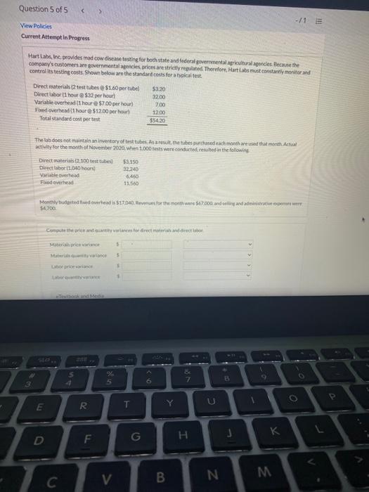 Solved Question 5 of 5