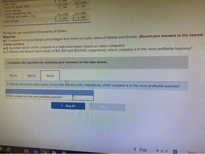Solved Exercise 4-18A Using ratios to make comparisons LO | Chegg.com