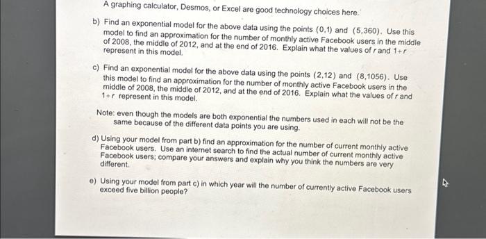 Solved An exponential relationship between two variables n | Chegg.com