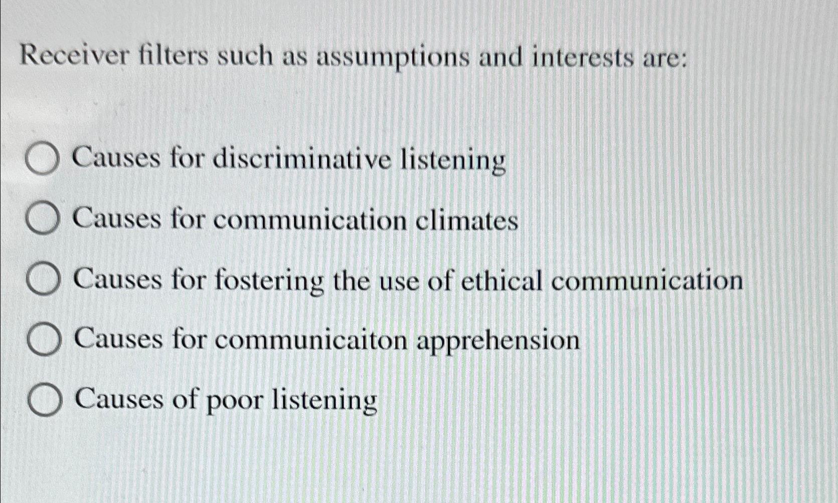 Solved Receiver filters such as assumptions and interests | Chegg.com