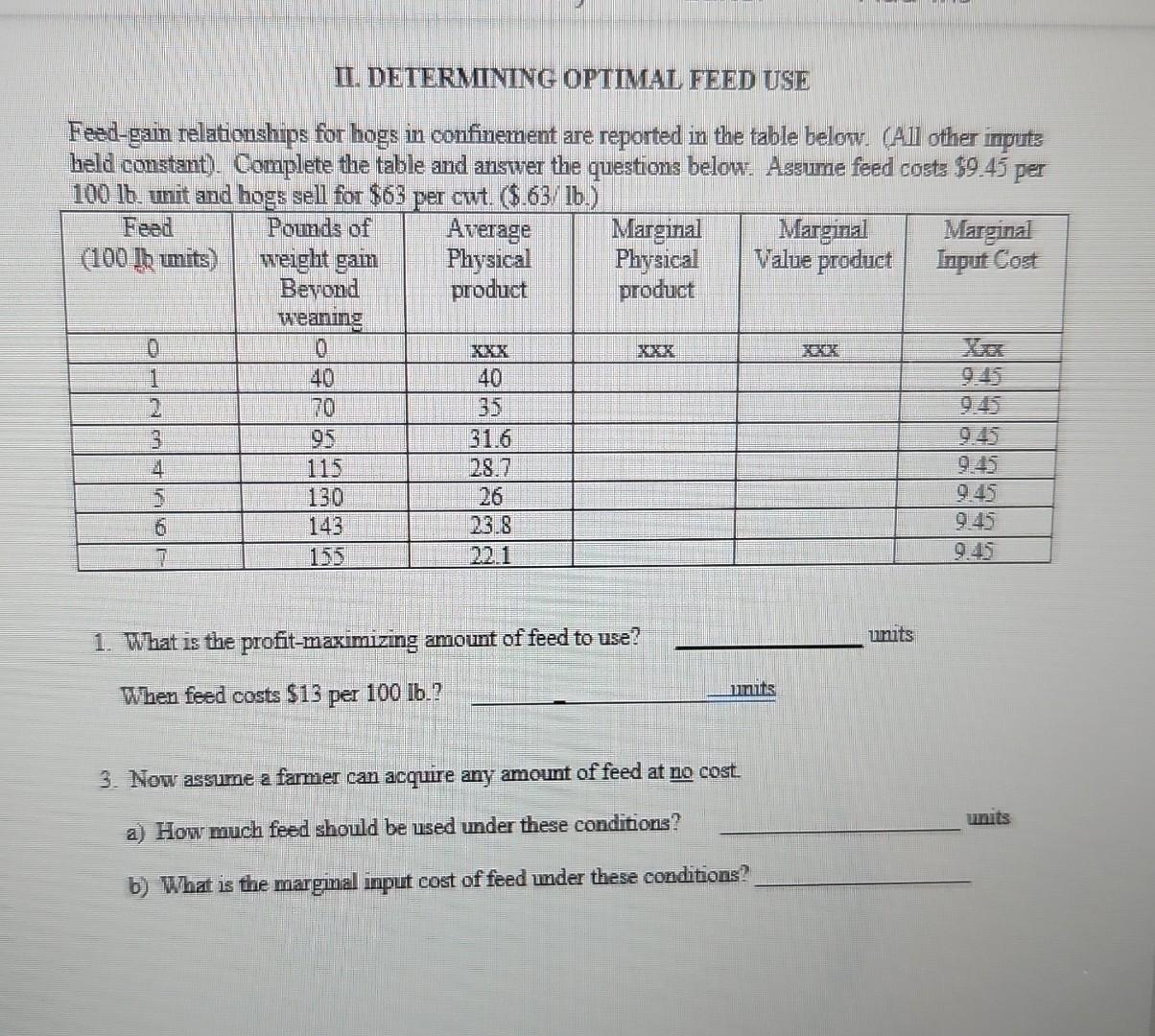4. Between 30 and 35 units of imput, each additional | Chegg.com