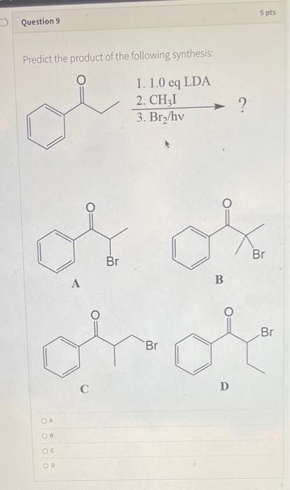 Solved 2⋅Ph3P=CH2 Cl4⋅H2O2/OH3⋅BH3 5⋅K2Cr2O7/H2SO4 A B C | Chegg.com