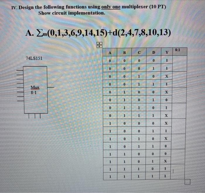 Solved i need help creating the K-maps.what variables should | Chegg.com